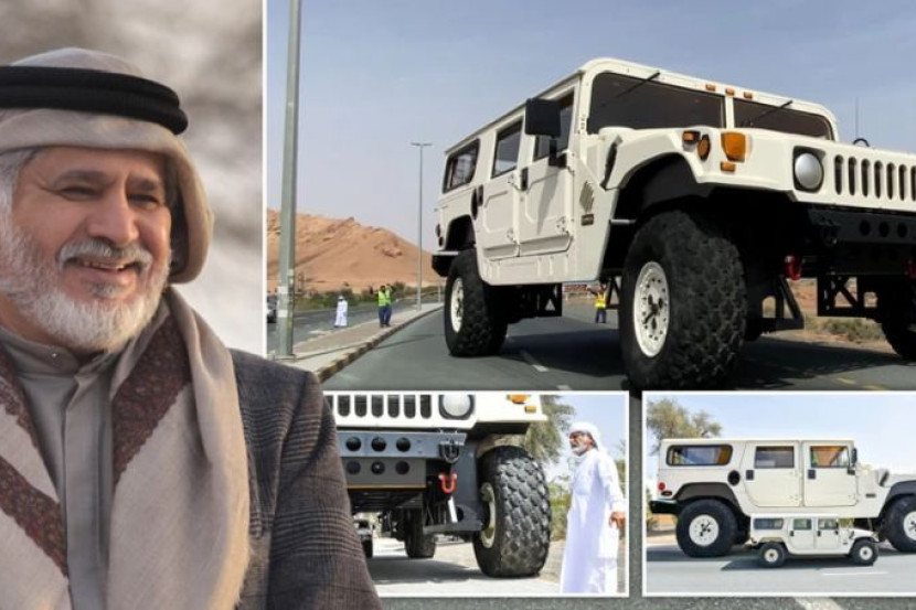 Jutawan Arab bina Hummer H1 gergasi... turut dilengkapi tandas, sinki ...