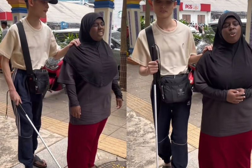 Jangan tarik tongkat! Rupanya ini cara betul bantu OKU buta berjalan ...